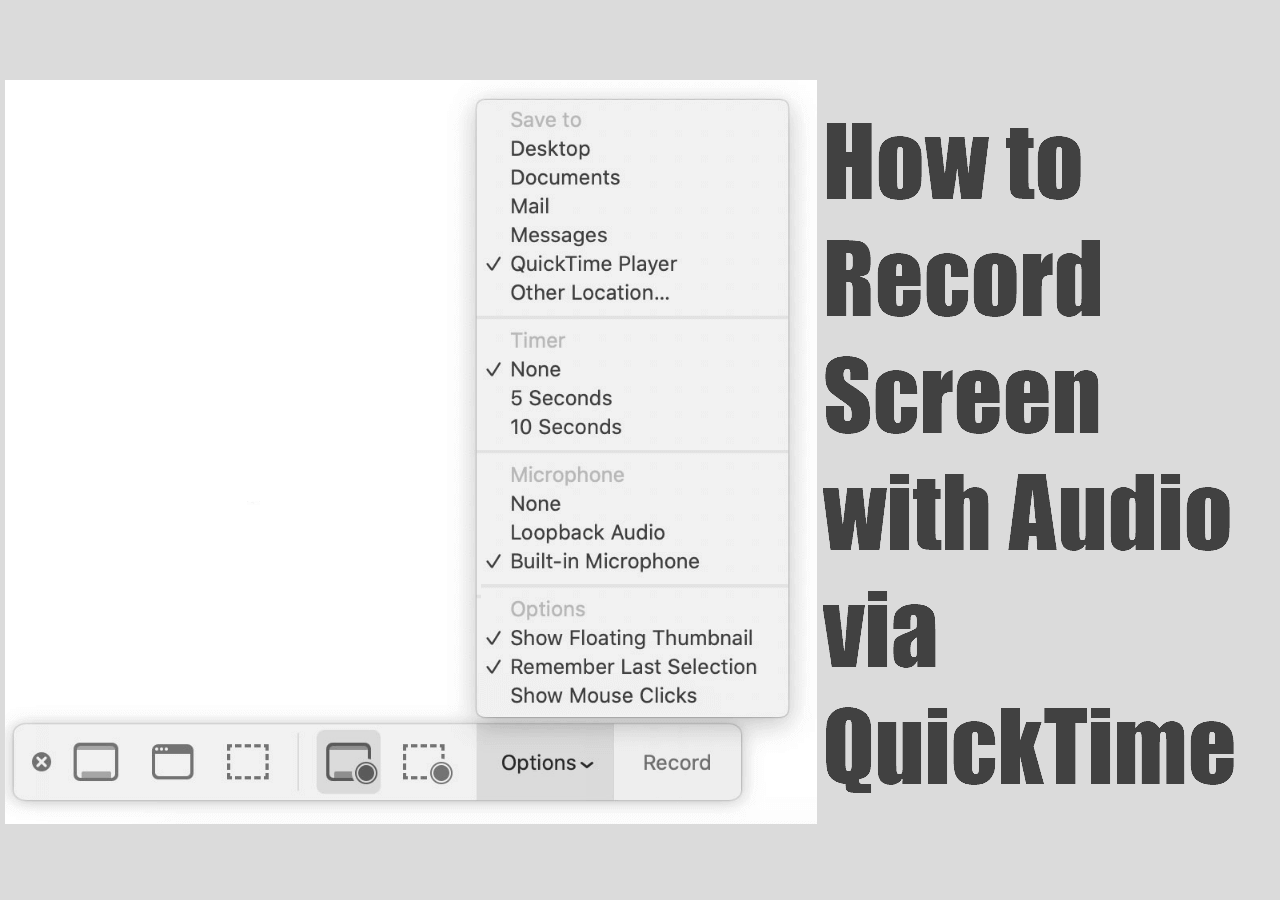 QuickTime Screen Recording with Audio: The Ultimate Guide