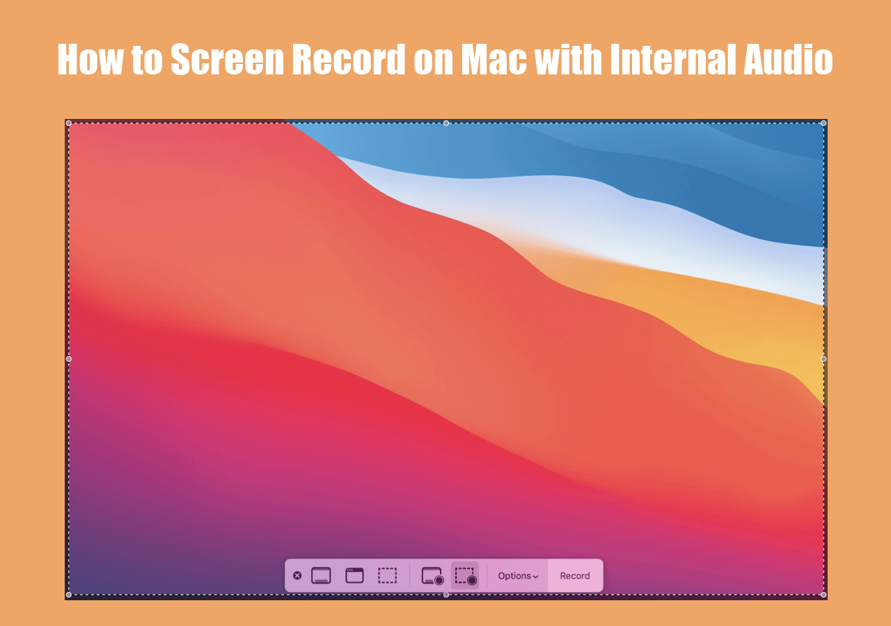 How to Screen Record on Mac with Internal Audio [2025]