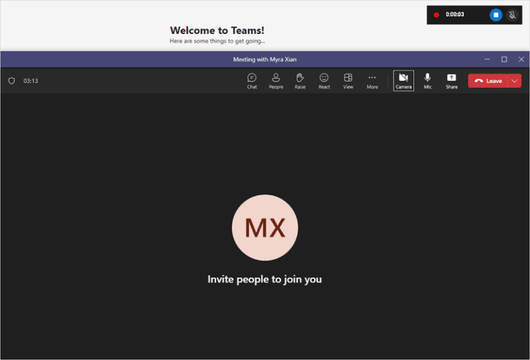 Cómo grabar una reunión de Teams en 6 formas | Detallado