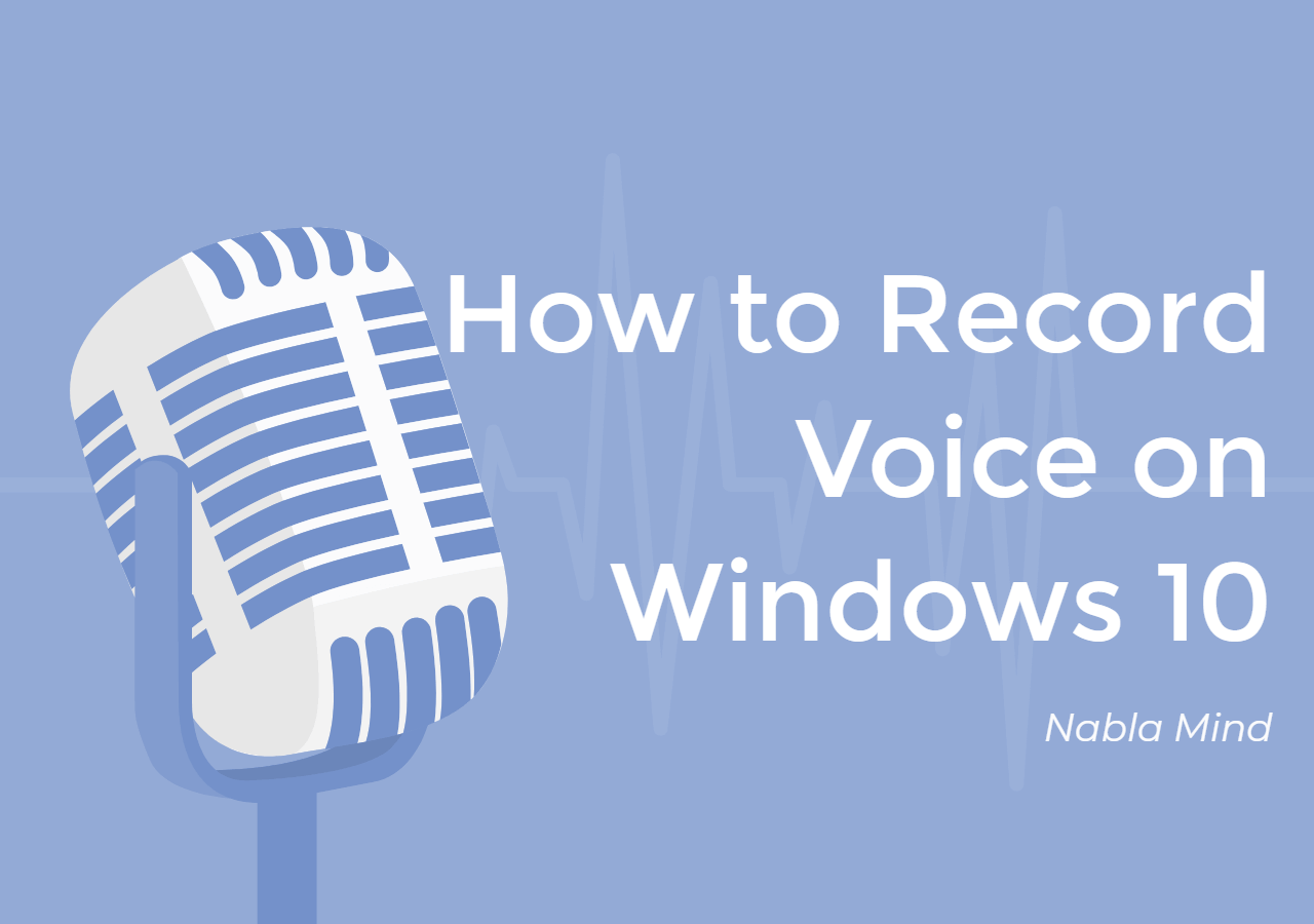 3 Tips: How to Record Voice on Windows 10