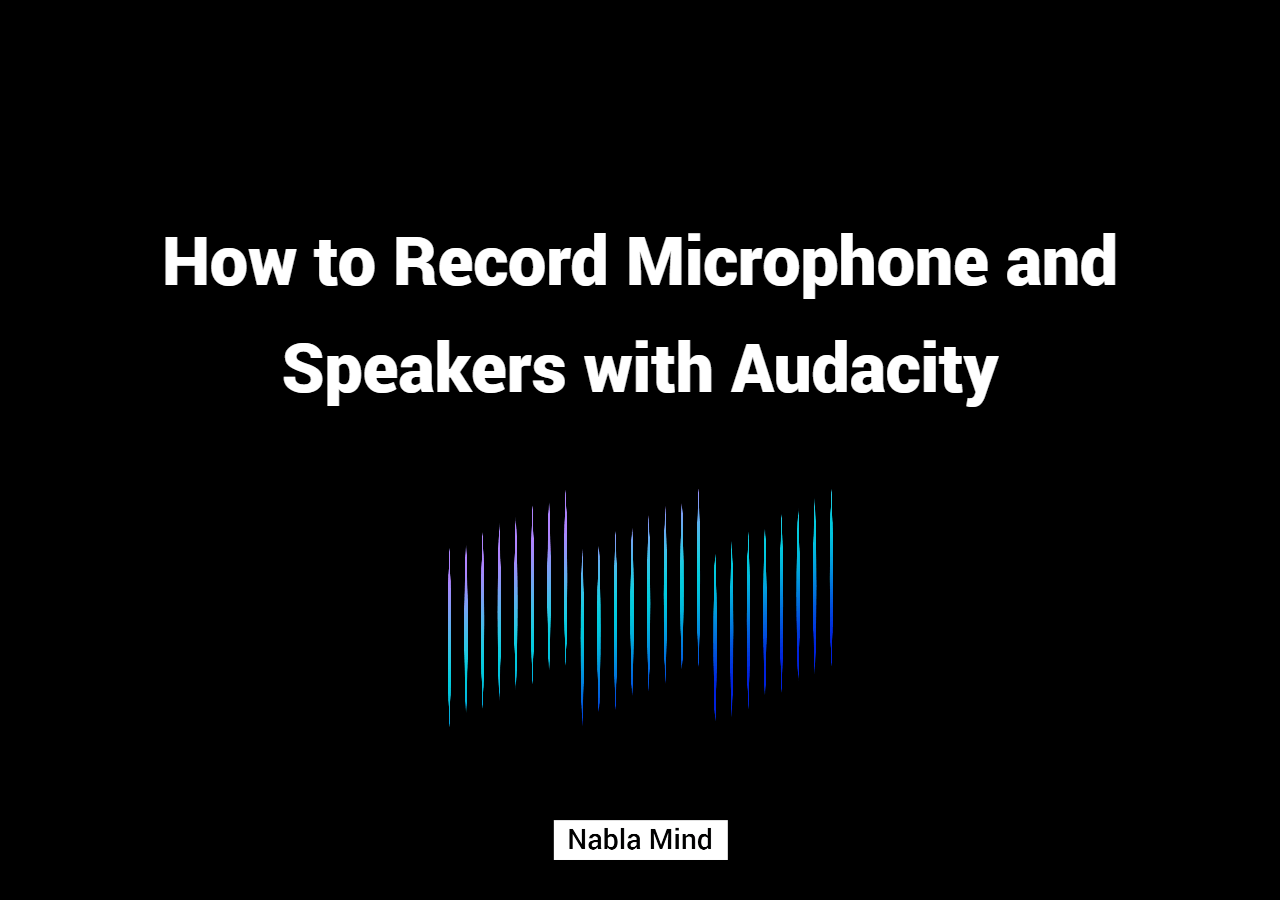 How to Make Audacity Record Computer Sounds and Microphone
