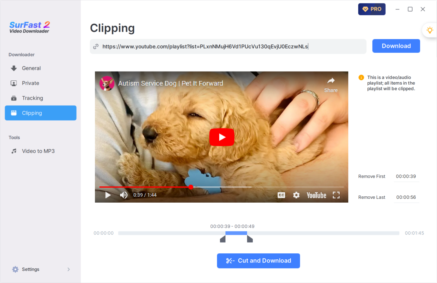 YouTube Cutter - Download Part of YouTube Video to MP4